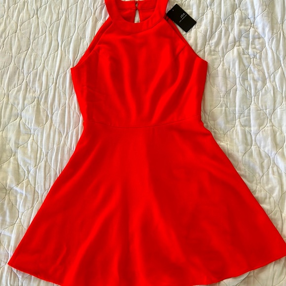 Dresses | Joa Los Angeles Orange Red Flowy Dress | Poshmark